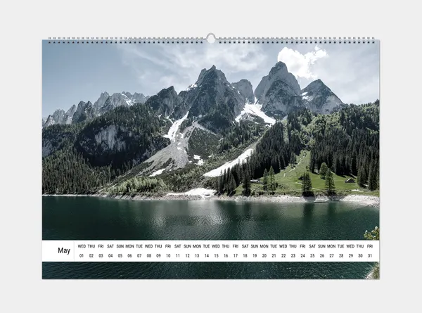 Personalised Calendar A2 | Photo Calendar Online Printing | myphotobook