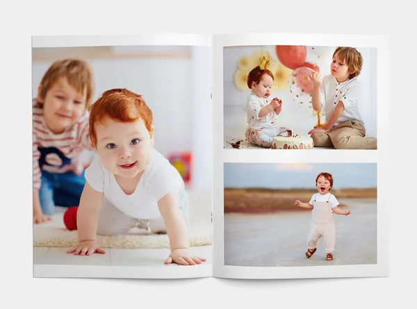 Custom Photo Books | A4 Portrait + Saddle Stitch Binding | myphotobook